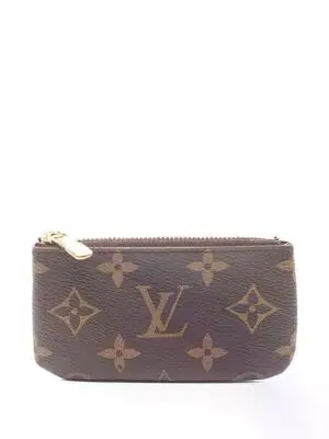 LOUIS VUITTON 2023 Monogram Key Ring Coin Purse - Brown