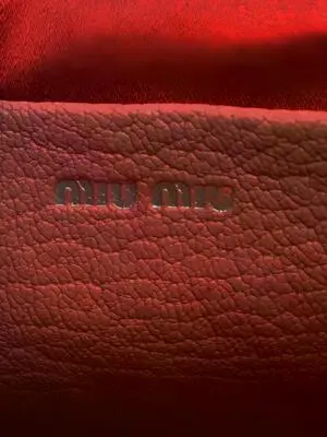 Miu Miu 2010s Leather Vanity Bag