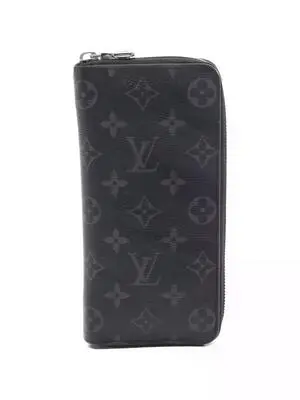 LOUIS VUITTON 2021s Monogram Eclipse Vertical Wallet - Grey