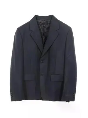 Prada Checked Single-breasted Blazer