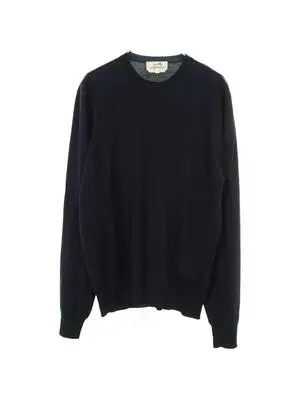 Hermès 2000s Knit Crew-neck Sweater - Blue