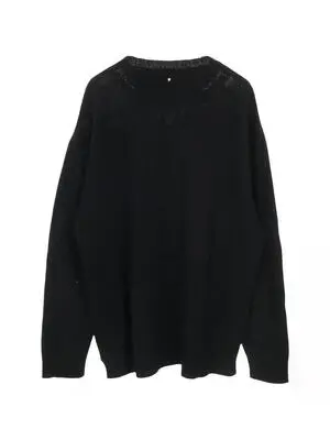 Valentino Garavani 2010s Crew-neck Cashmere Sweater - Black