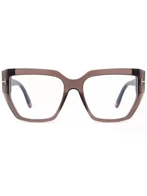 TOM FORD Oversize Frame Sunglasses - Brown
