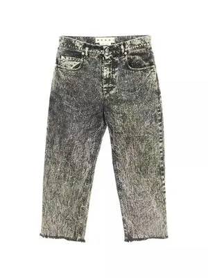 Marni 2010s Denim Pants With Frayed Hem