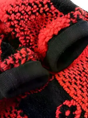 LOUIS VUITTON 2010s Damier-pattern Jacket - Red