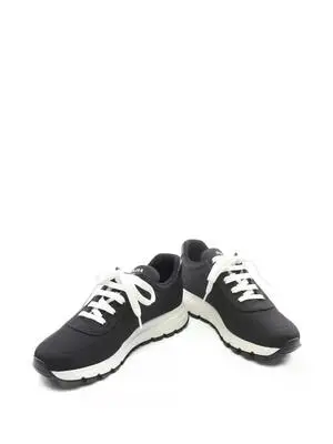 Prada 2010s Logo Leather Sneakers