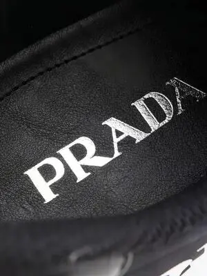 Prada 2010s Logo Leather Sneakers