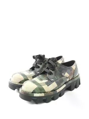 LOUIS VUITTON Check-pattern Boat Shoes