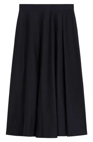 MM BY MAX MARA Aquila Pleated Jersey Midi Skirt