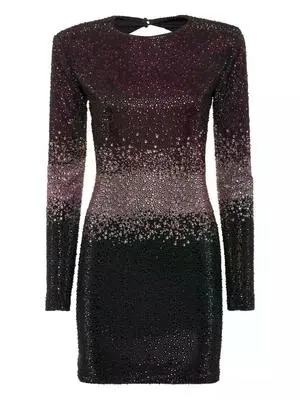Philipp Plein Low-cut Strass Mini Dress