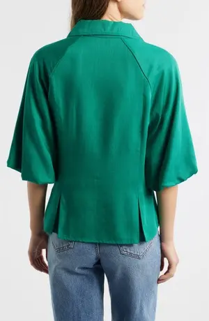 Wit & Wisdom Bubble Sleeve Shirt