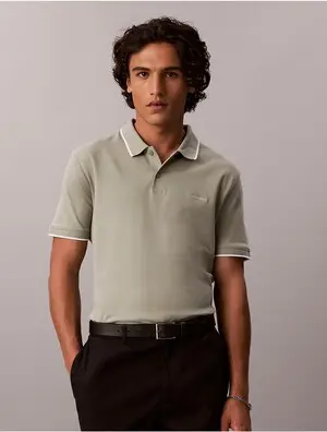 Calvin Klein Liquid Touch Tipped Polo Shirt