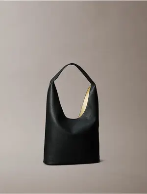 Calvin Klein Pebble Grain Slouchy Shoulder Bag