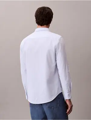 Calvin Klein Cotton Stretch Stripe Oxford Classic Button-down Shirt - Windsurfer