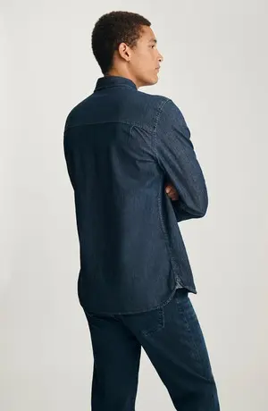 MAVI Stretch Denim Button-up Shirt