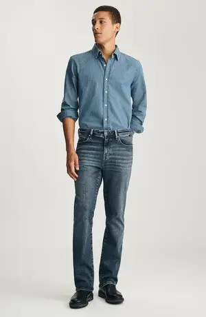 MAVI Stretch Denim Button-up Shirt
