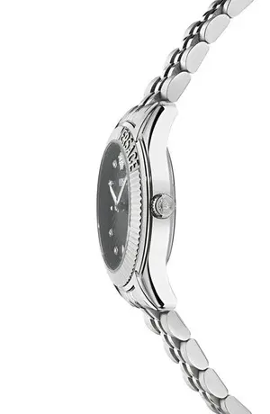 Versace Greca Time Diamond Bracelet Watch