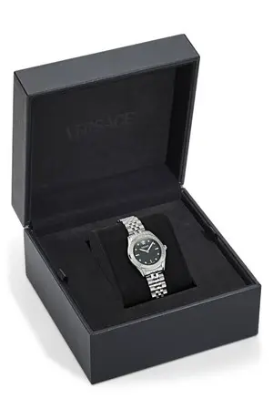 Versace Greca Time Diamond Bracelet Watch
