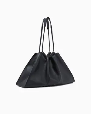 Giorgio Armani Large Nappa Leather Shopper
