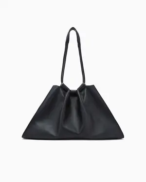 Giorgio Armani Large Nappa Leather Shopper
