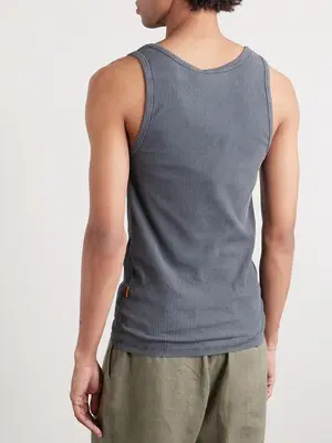 Barena Venezia Ribbed Cotton-blend Jersey Tank Top