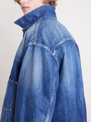Needles Darts Bottom Denim Trucker Jacket