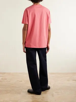Polo Ralph Lauren Logo-embroidered Cotton-jersey T-shirt - Red