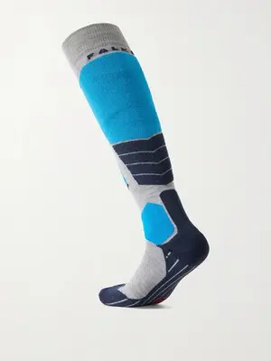 Falke Sk2 Intermediate Three-pack Jacquard-knit Ski Socks - Multi