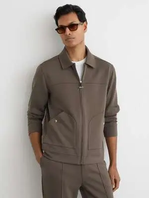 Reiss Single Breasted Outerwear For Men