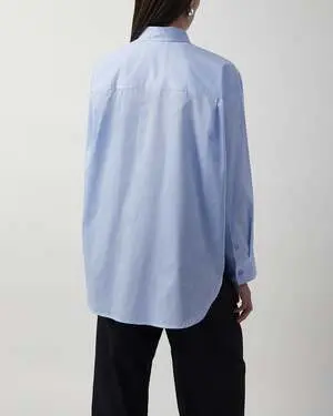 WAKAKUU Classic Cotton Satin Shirt