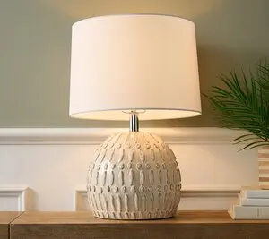 HOME REFLECTIONS As Is Coastal Ceramic Table Lamp