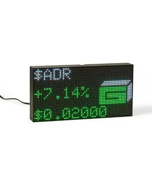 UNCOMMON GOODS Personalized Home Led Ticker Glance Led - Multi