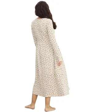 Hatch Collection Printed Waffle Nursing Dress