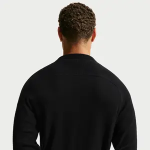 Nike Tailored Performance Crew-neck Golf Top - Black
