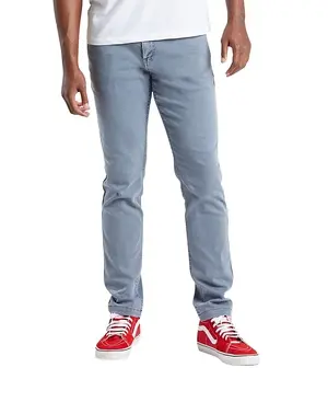 MUGSY Classic Fit Signature Stretch Denim - Light Grey