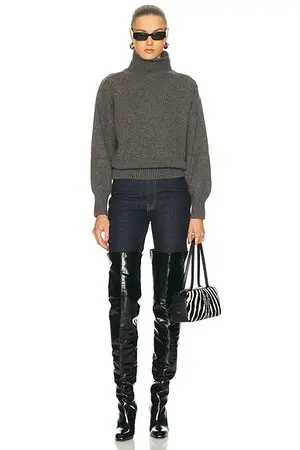 Khaite Willem Cashmere Sweater - Stone