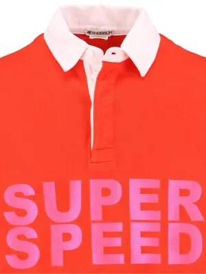 JW Anderson Super Speed' Rugby Jersey - Red