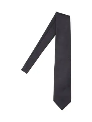 TOM FORD Jacquard Neck Tie - Black
