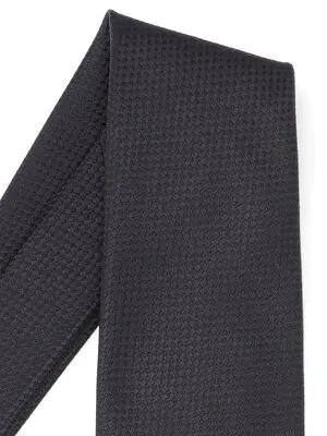 TOM FORD Jacquard Neck Tie - Black