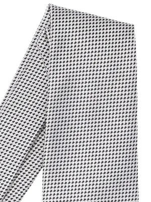 TOM FORD Jacquard Tie - Silver