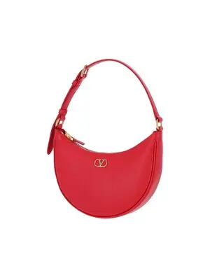 Valentino Garavani Mini Hobo Bag With Vlogo Signature - Red