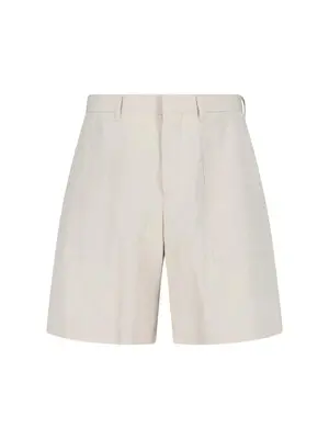 Victoria Beckham Tailored Shorts - Cream