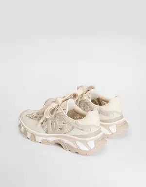 Dolce & Gabbana Dg Country Road Lace Sneakers - Cream