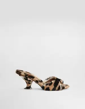 Dolce & Gabbana Leopard- Keira Mules