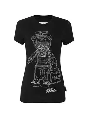 Philipp Plein Crystal-embellished T-shirt - Black