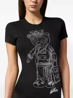 Philipp Plein Crystal-embellished T-shirt - Black