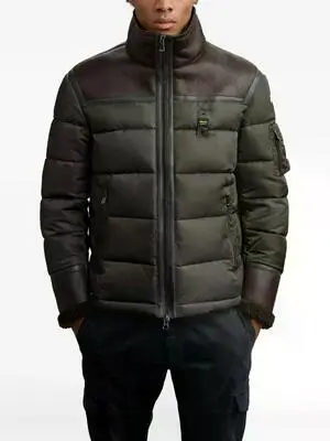 BLAUER. Padded Fur-collar Jacket