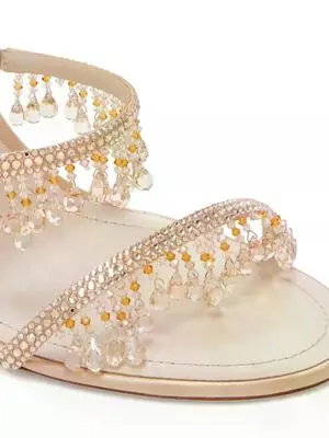 Rene Caovilla 100mm Chandelier Crystal-embellished Sandals