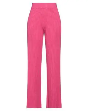HINNOMINATE Wide-Leg Knit Pants Fuchsia