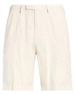 Boglioli Formal Linen Shorts - White